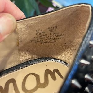 Sam Edelman | Shoes | Sam Edelman Black Leather Spiked Studded Heels ...